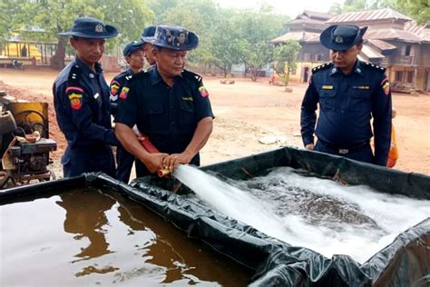 ကျောက်ပန်းတောင်းမြို့နယ် မီးသတ်ဦးစီးဌာနမှ ၇၈ နှစ်မြောက် မြန်မာနိုင်ငံ
