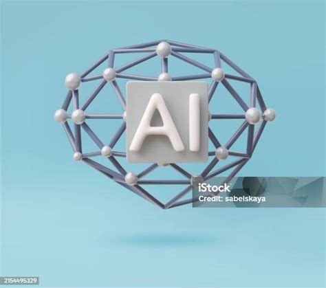 인공 지능 또는 신경망 3d 벡터 일러스트레이션 뉴로넷 또는 데이터 연결이 있는 Ai 기술 회로 3차원 형태에 대한 스톡 벡터 아트 및 기타 이미지 Istock