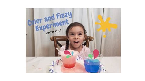 Color Fizzy Experiment Youtube