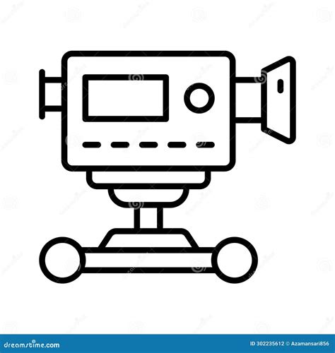 Camera Dolly Vector Design Isolated On White Background Stock Vector Illustration Of Dolly
