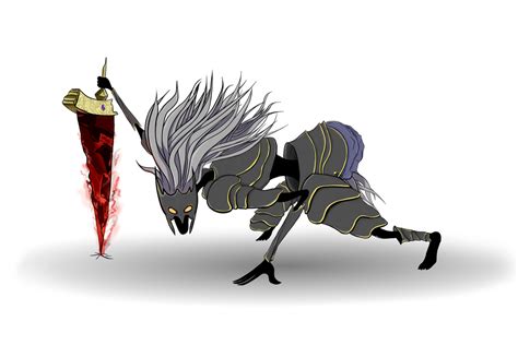 Maliketh The Black Blade In A Loosely Inspired Hollow Knight Art