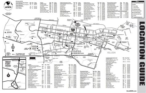 Map Of Fort Hood Texas