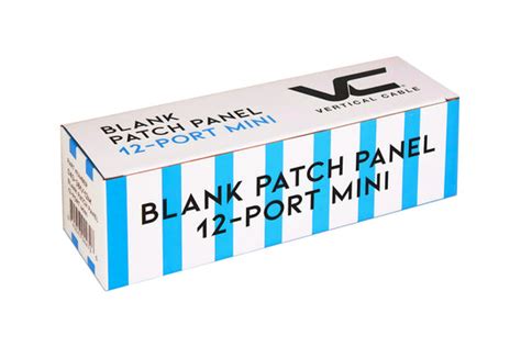 Vertical Cable Mini Blank Patch Panel Firefold