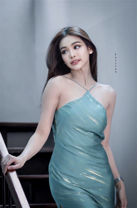 240325 Engfa Waraha X Lineman Model Poses For Gown Photoshoot