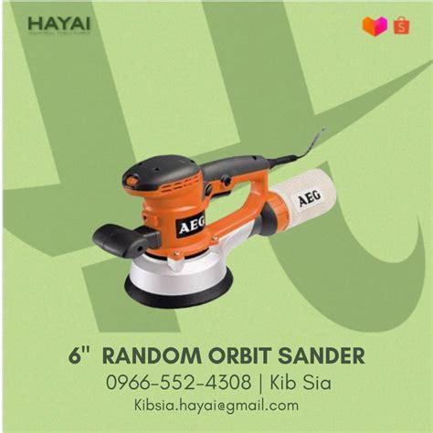6 Random Orbit Sander Commercial And Industrial Industrial Equipment