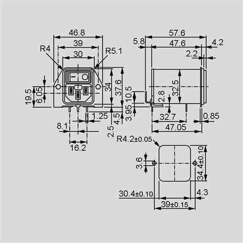 Line Filter Iec Plug Switch Dc22 2a Elektronik Lavpris Aps
