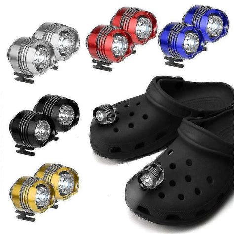 Headlights Croc Small Light Funny Shoe Accessories Running And Camping