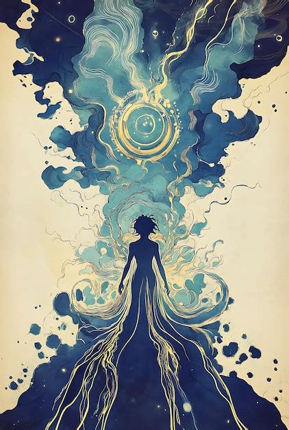 Journey Through The Mind Chaos And Clarity Premium Ai Generated Image