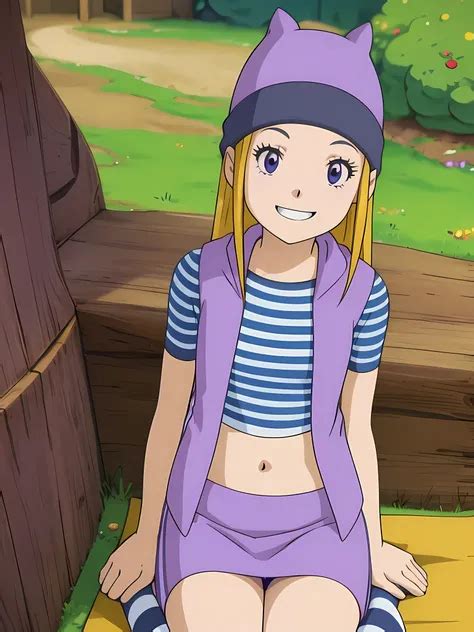 Izumi Zoe Orimoto Digimon Frontier Seaart Aiモデル