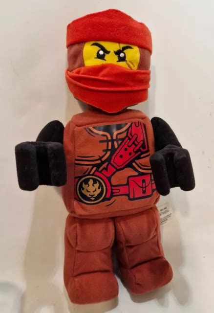 KAI RED NINJA Ninjago Lego Plush Soft Toy VGC PicClick UK