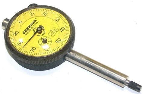 Federal Dial 01mm 2 Long Stem Indicator W Revolution Counter Model Surplus Select
