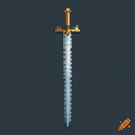 Minecraft Pixel Art Grid Easy Sword