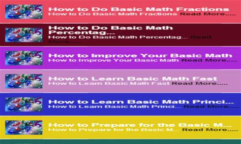 Basic Math App On Amazon Appstore