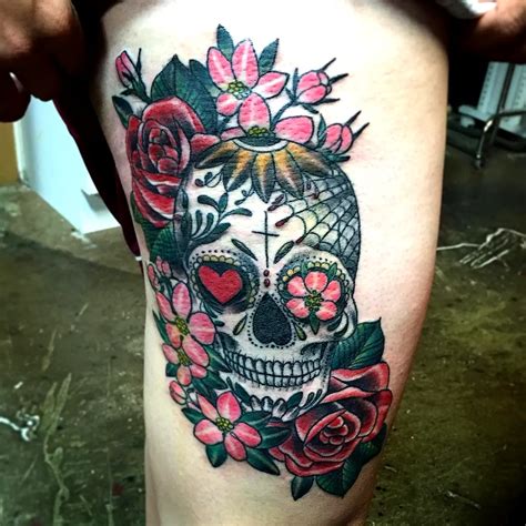 15 Unique Sugar Skull Tattoo Ideas For Bold Expression
