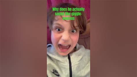 He Does Sound Like Giggle Saurus Youtube