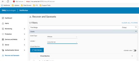 Nvp Vproxy Unable To Recover Vproxy Vms To Different Vcenter From The Source Vcenter Dell India