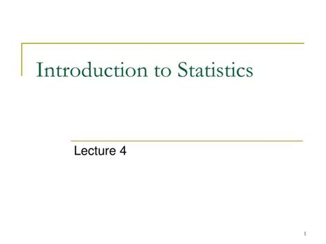 PPT Introduction To Statistics PowerPoint Presentation Free Download ID 362259