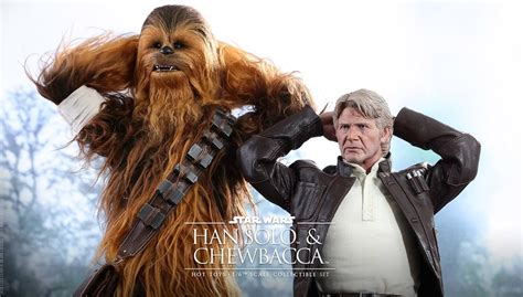 Hot Toys Han Solo And Chewbacca Tfa Set Vorgestellt