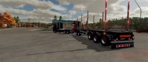 FS Scania Timber truck trailer v Trucks Mod für Farming Simulator