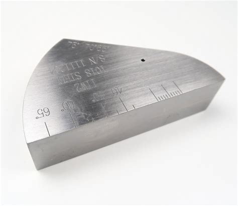 On Site Checking 1018 Steel V2 Ultrasonic Calibration Block