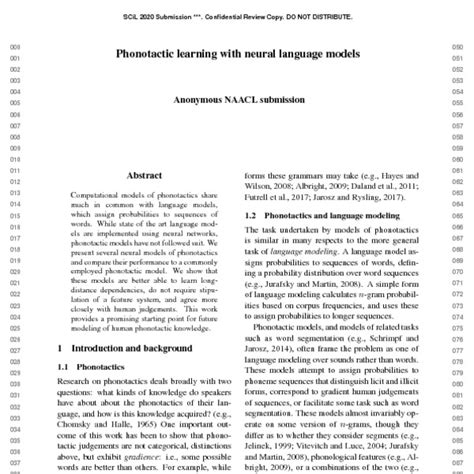 Phonotactic Learning With Neural Language Models Acl Anthology