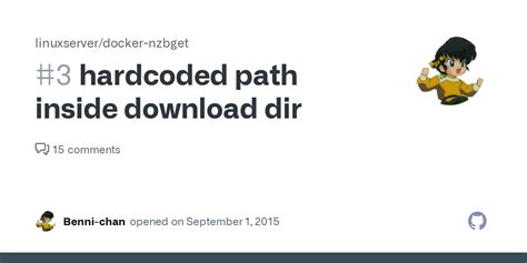 Hardcoded Path Inside Download Dir · Issue 3 · Linuxserverdocker