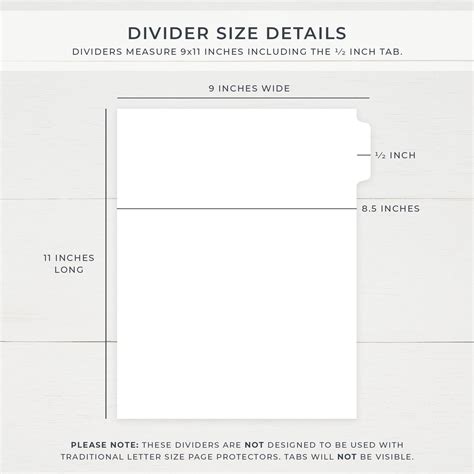 Custom Binder Dividers Printed Index Tabs Personalized With Etsy
