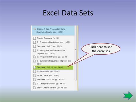 PPT Excel Data Sets PowerPoint Presentation Free Download ID