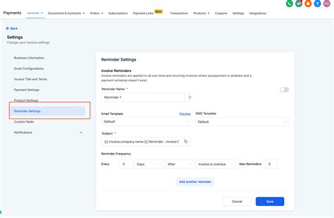 How To Create Automated Invoice Reminders Fg Funnels Help Library