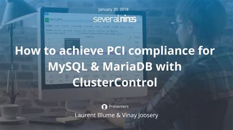 Webinar Slides How To Achieve Pci Compliance For Mysql And Mariadb With