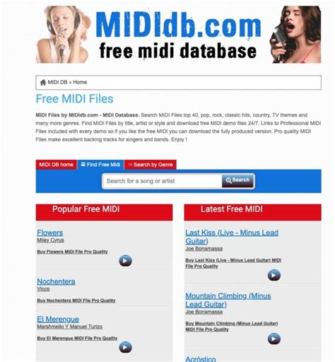 Free Midi Files And Midi Songs The 14 Best Websites