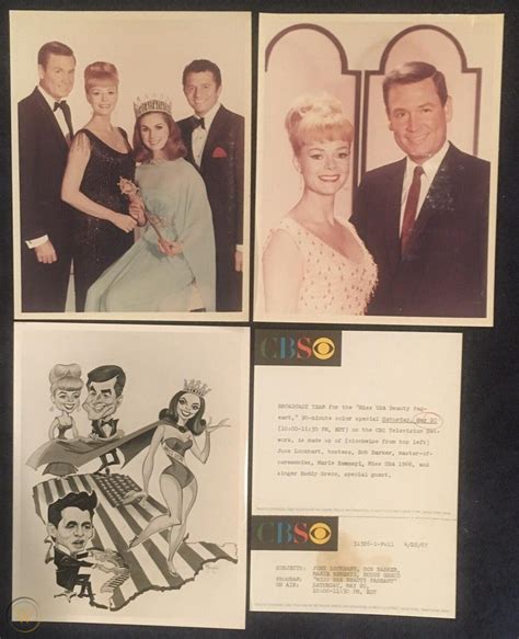 1967 Miss Usa Beauty Pageant Press Photos Bob Barker June Lockhart
