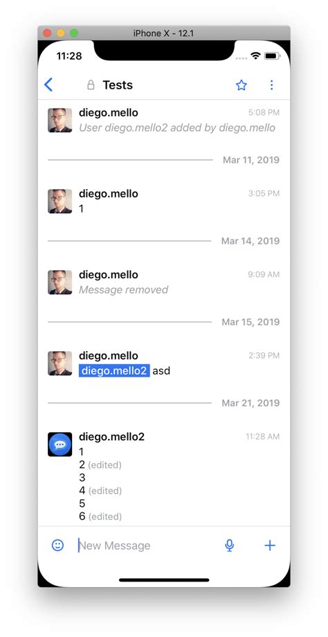 Edited Messages Bug Issue 755 RocketChat Rocket Chat ReactNative