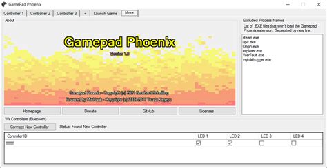 Github Schellingb Gamepadphoenix A Tool For Windows To Play Any Game