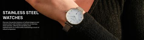Stainless Steel Women's Watches | Holzkern | Wristwatches in silver ...