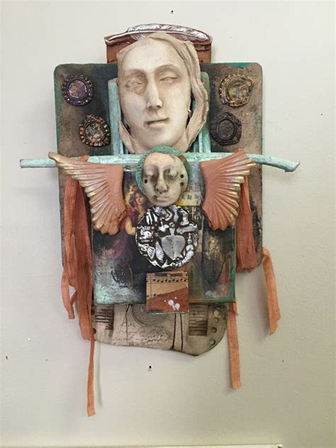 New Assemblage Earthenware And Other Objects Found And Collected Assemblage Art Dolls