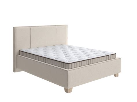 Кровать евро 200х220 см лама бежевая Hygge Line - купить за 68000 руб в ...