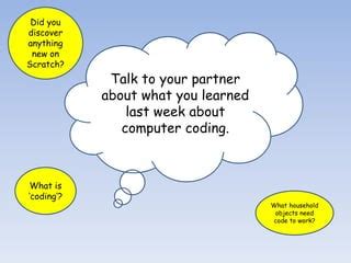 Computer Coding With Scratch Lesson 2 Primarybabelessons PPT