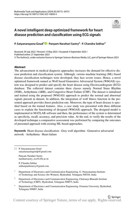 A Novel Intelligent Deep Optimized Framework For Heart Disease Prediction And Classification