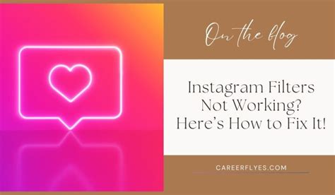 Instagram Filters Not Working Heres How To Fix It