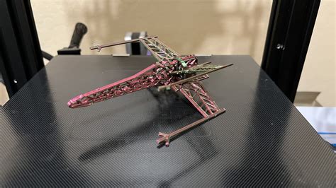 Snowflake X Wing Kit Card Christmas Ornament Lightweight By Dressyspider Download Free Stl