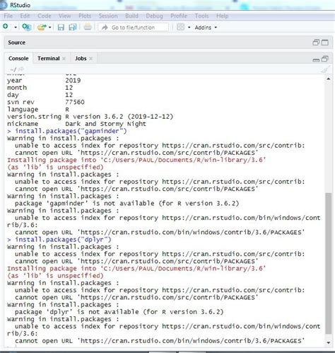 How Can I Fix The Package Installation Error In R Version ResearchGate