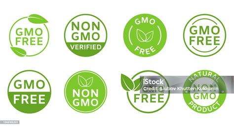 비 Gmo 라벨 Gmo 무료 아이콘 유기농 화장품 건강한 식품 개념 태그 제품 팩 식품 기호 엠블럼 스티커에 대한 Gmo 디자인