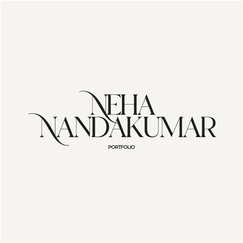Neha Nandakumar Portfolio