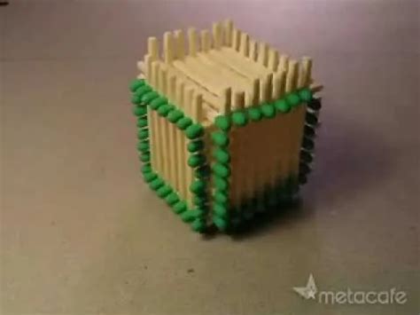 How To Make A Cube Out Of Matchsticks Construction Toys WonderHowTo
