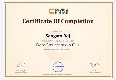 Codingninjas Sangam Raj
