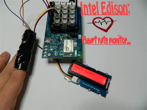 Intel Edison Heart Rate Monitor 4 Steps Instructables