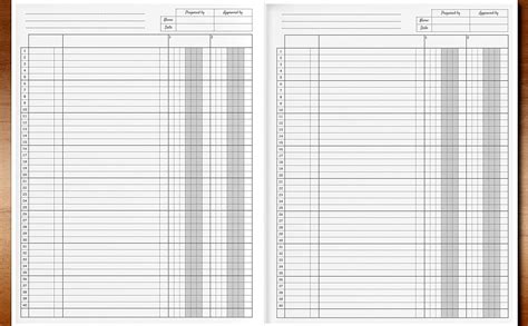 2 Column Ledger Book Two Column Account Book Accounting Ledger Log Book For Small