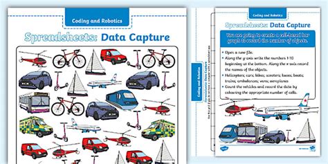 Robotics And Coding Spreadsheets Data Collection