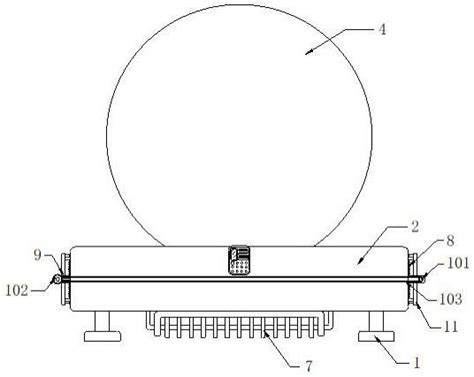 一种高效散热的多媒体球幕展示平台的制作方法